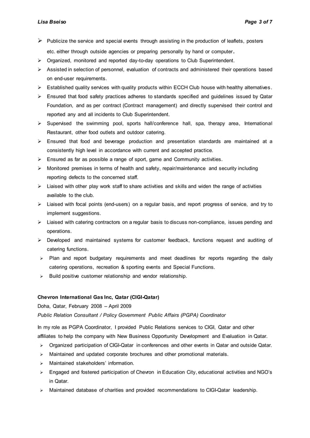 Lisa Bseiso CV- Updated May, 2015 | PDF