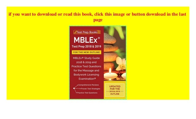 MBLEx Test Prep 2018 & 2019 for the NEW Outline: MBLEx Study Guide 2018 ...