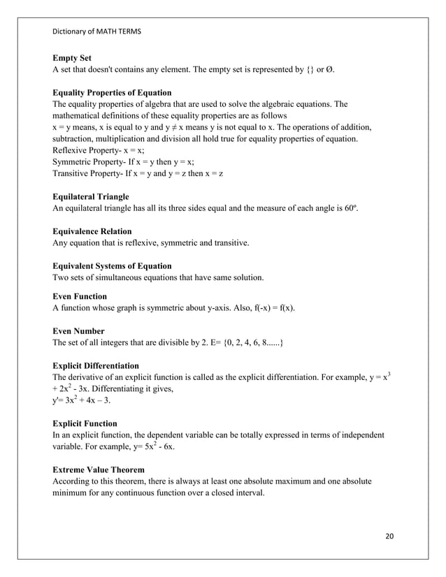 66628563 Dictionary of math terms PDF 66628563-dictionary-of-math-terms-pdf
