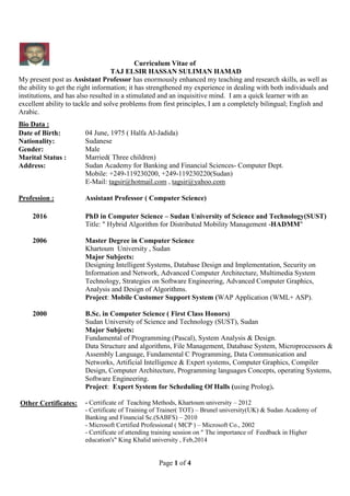 C.V_FairCopy2016_sudan_updated2016 | PDF