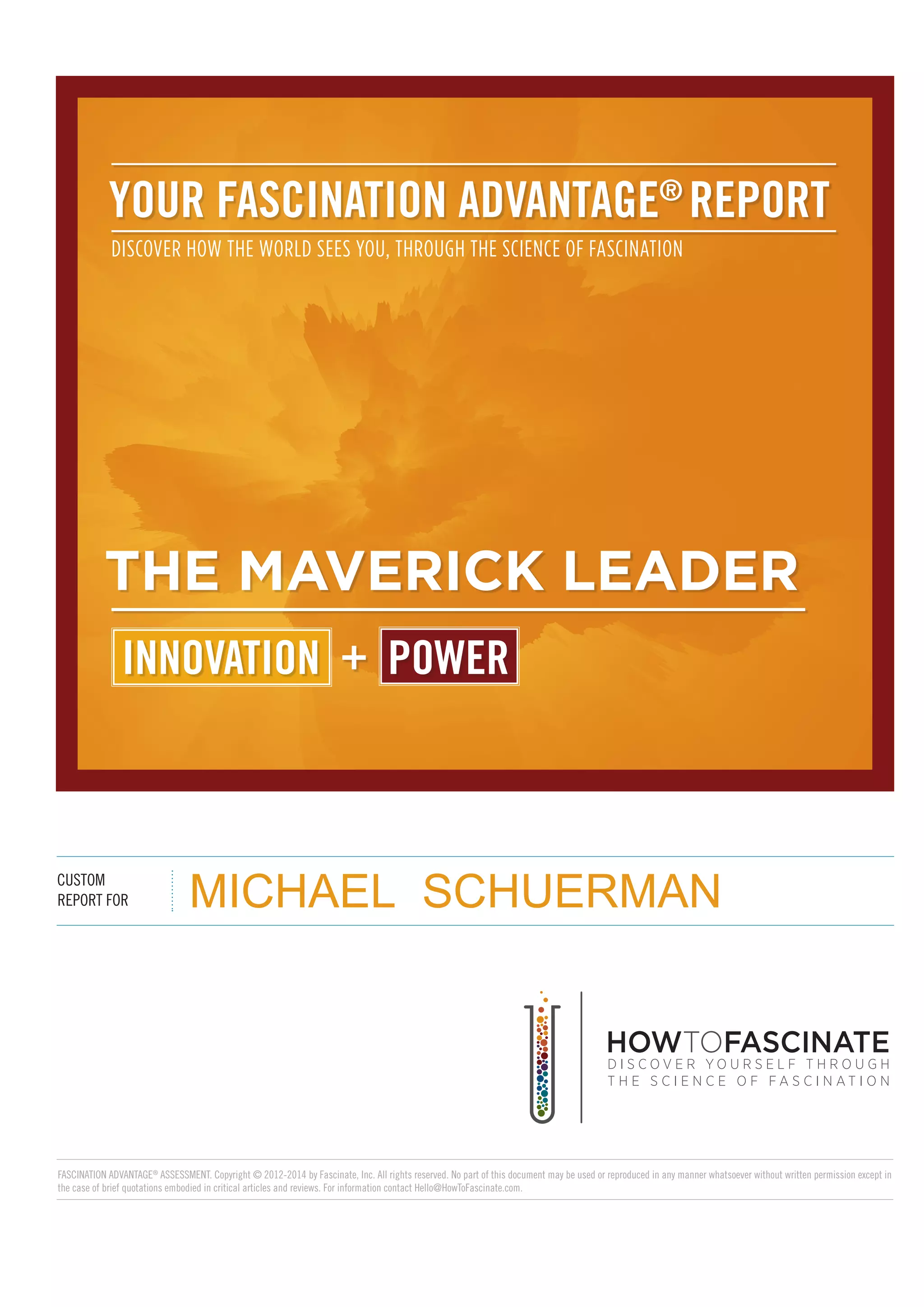 Michael--Schuerman-Fascination-Advantage-Report | PDF