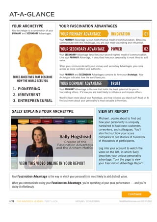 Michael--Schuerman-Fascination-Advantage-Report | PDF