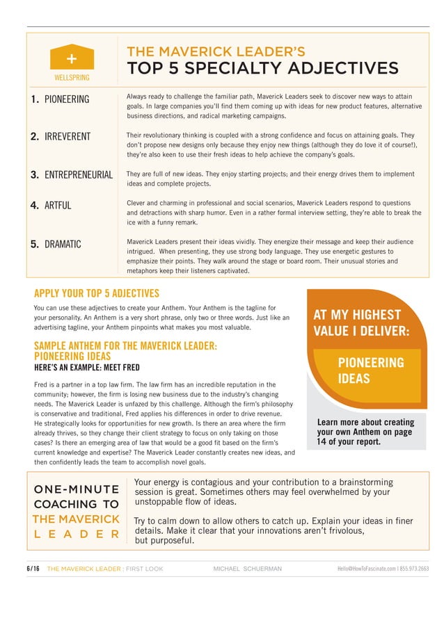 Michael--Schuerman-Fascination-Advantage-Report | PDF