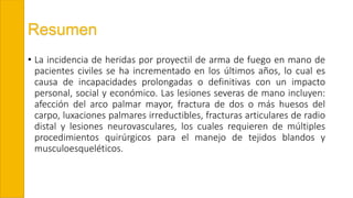 anatomia de la mano completa huesos, region palamar y dorlsal | PPTX