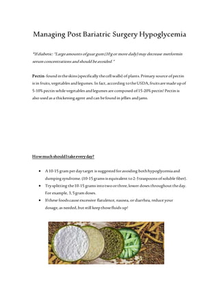 Hypoglycemia Handout | DOCX | Diabetes | Diseases and Conditions