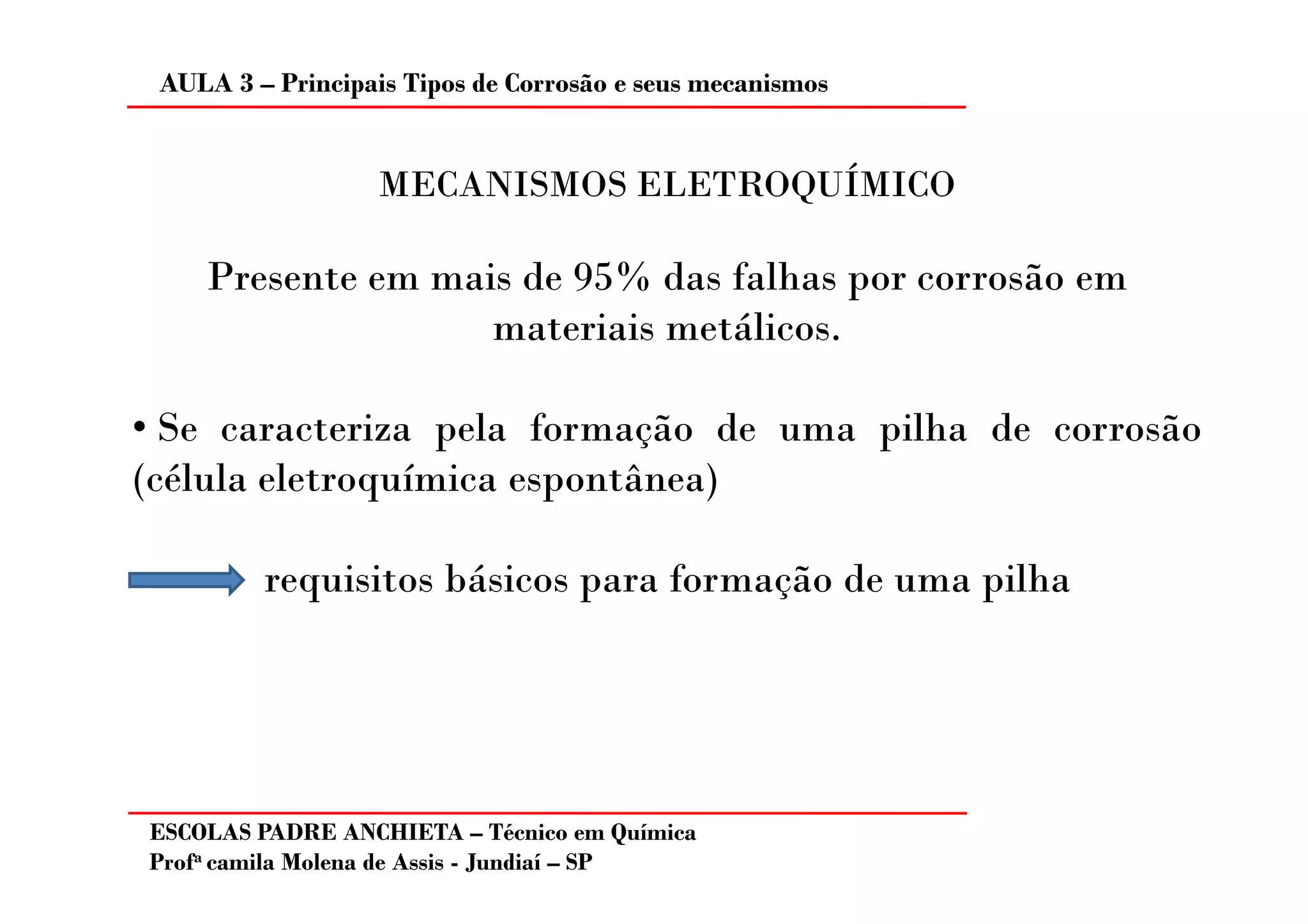 Aula 3- Principais Tipos de Corrosão | PDF