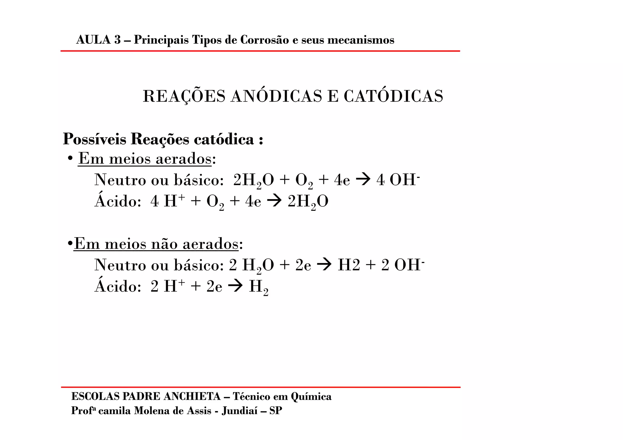 Aula 3- Principais Tipos de Corrosão | PDF