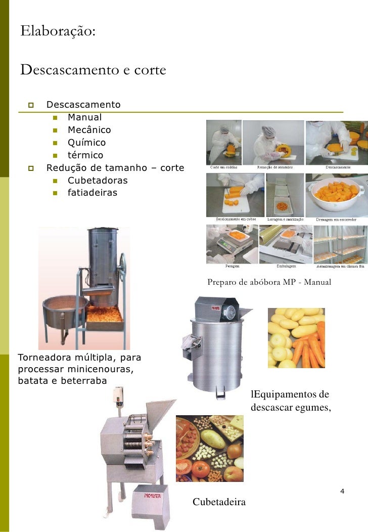 2 - A industria de alimentos- fases do processamento