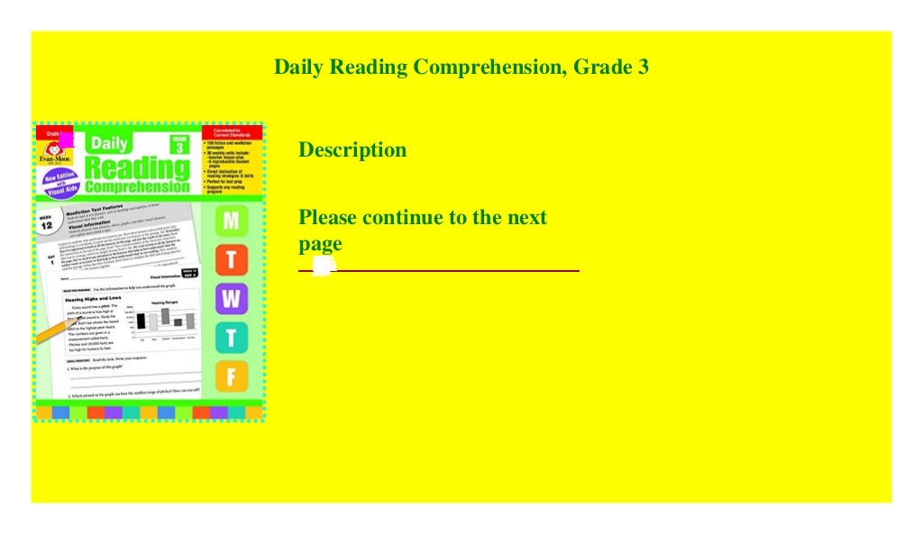 Daily Reading Comprehension Grade 3 Read P D F Daily Reading Comprehension Grade 3 Read P D F