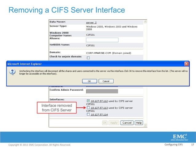 666 vnx unifiedimp_m13 configuring cifs | PPT
