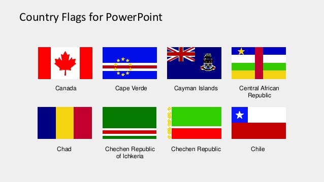 SlideModel - Country Flags Clipart for PowerPoint (B to C)