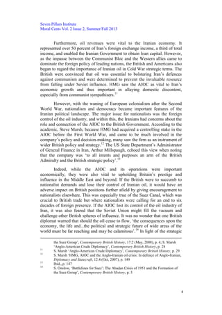 Nationalisation of the AIOC Final essay | PDF | Political Issues ...