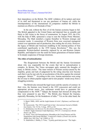 Nationalisation of the AIOC Final essay | PDF