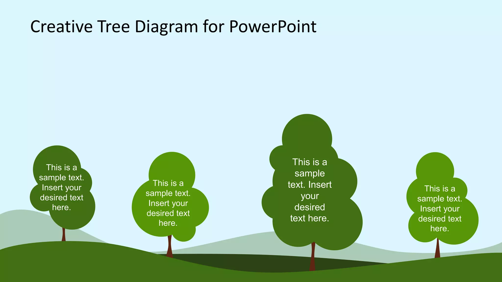 Creative Tree Diagram PowerPoint Template Design | PDF