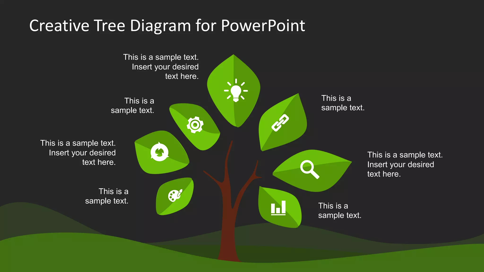 Creative Tree Diagram PowerPoint Template Design | PDF