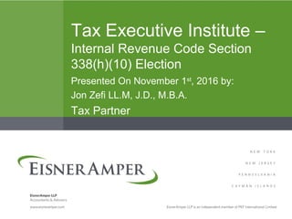 338H10 Elections v10-31-16 | PPT