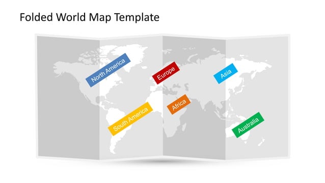 SlideModel.com - Animated Folded World Map Template for PowerPoint | PPT