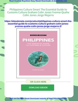 Philippines Culture Smart The Essential Guide to Customs Culture Graham ...