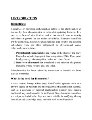 Face Recognition report | PDF