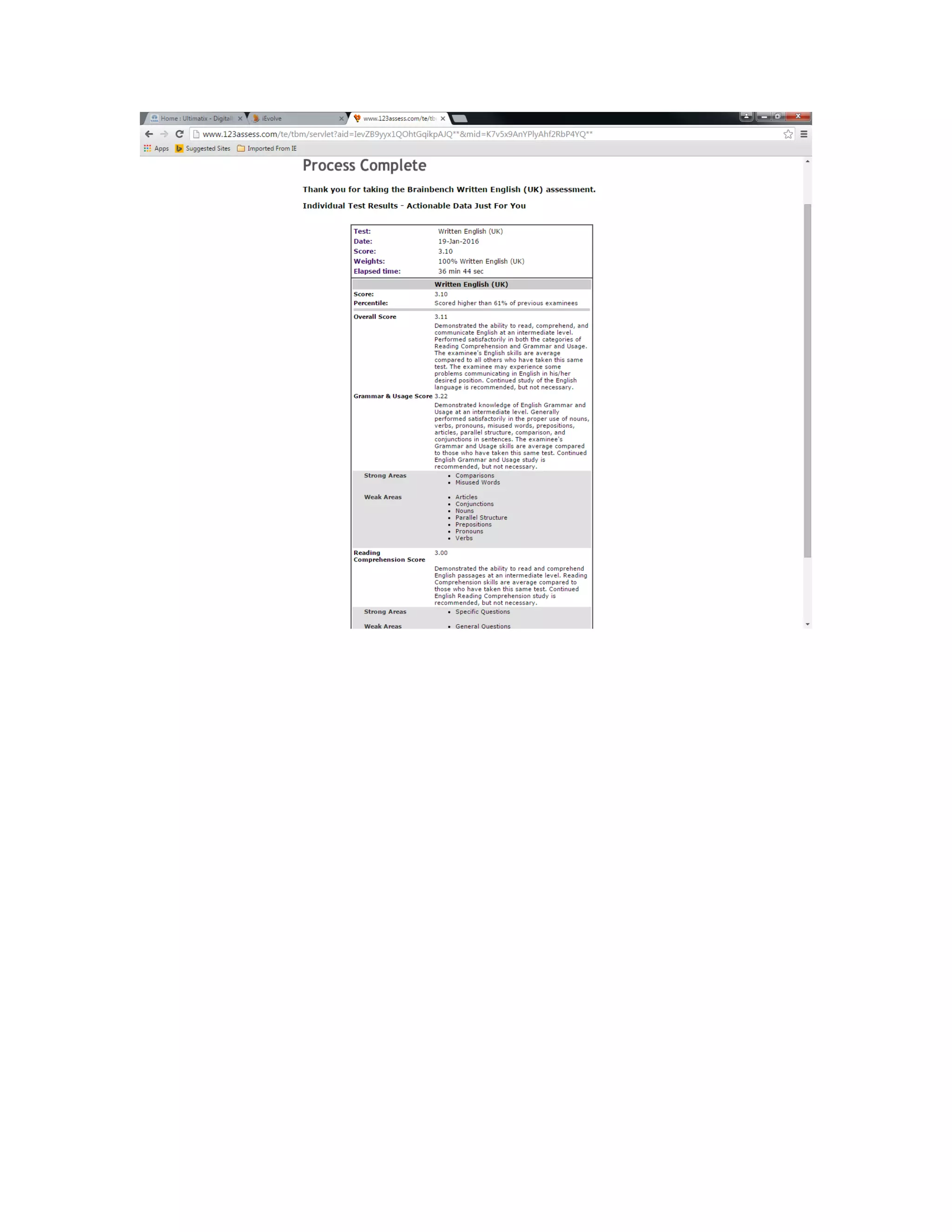 ENGLISH SCORE | PDF