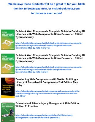 Fullstack Web Components Complete Guide to Building UI Libraries with Web Components Steve ...