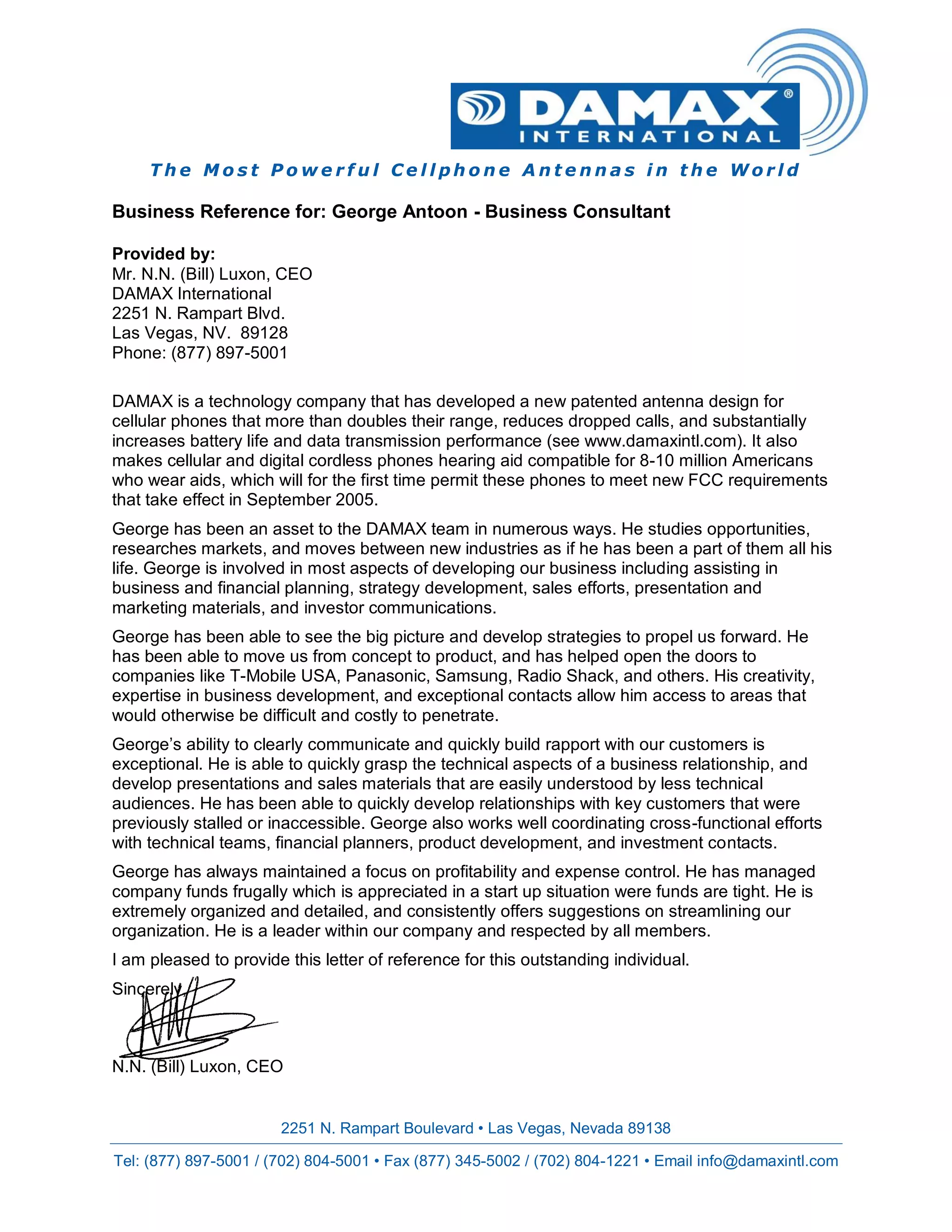 DAMAX Reference | PDF