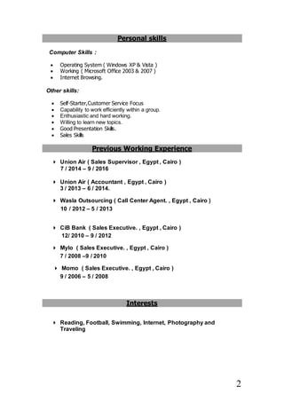 EZZAT-MOHY-CV | DOCX | Careers