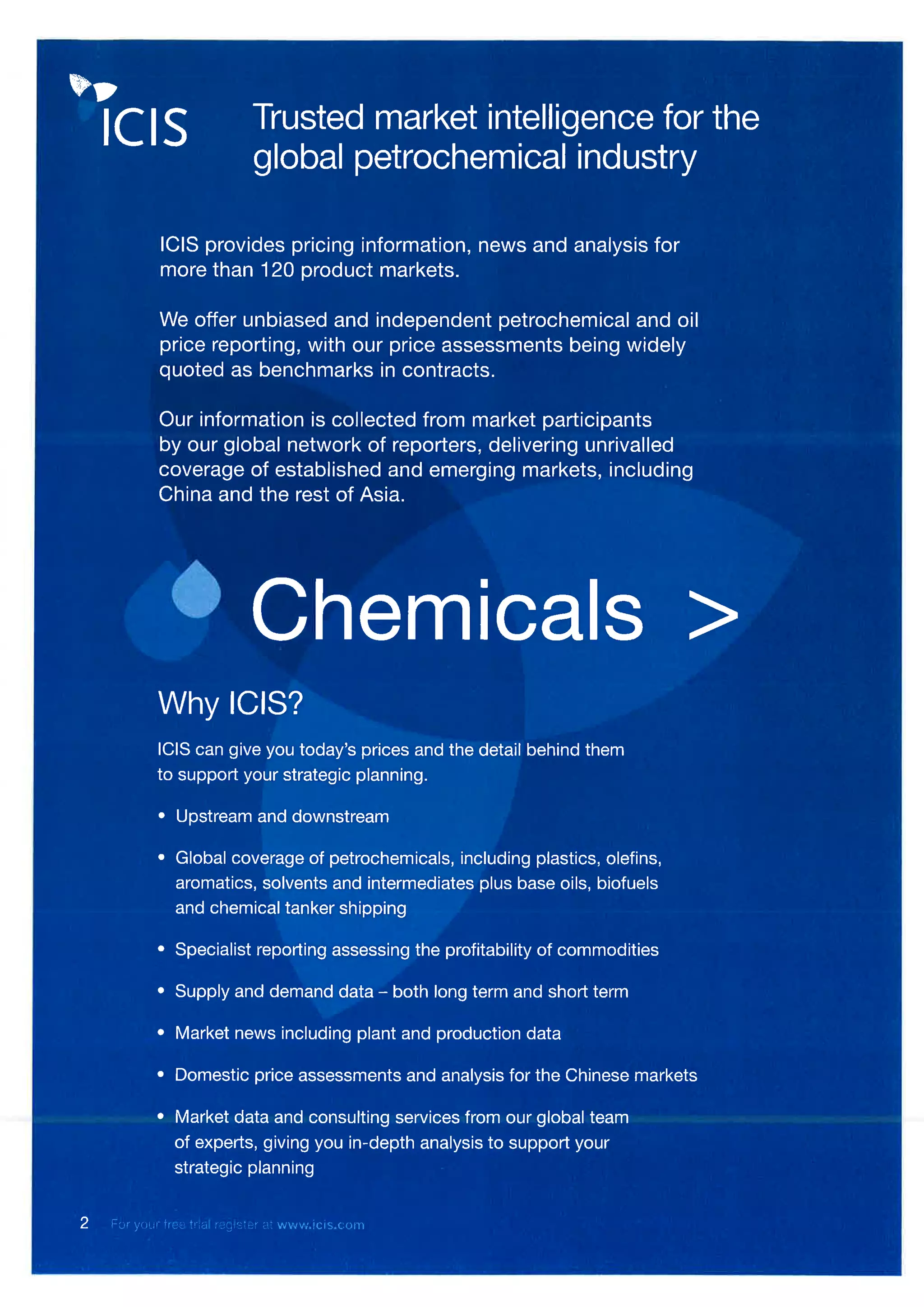 ICIS Brochure - Chemical Pricing | PDF