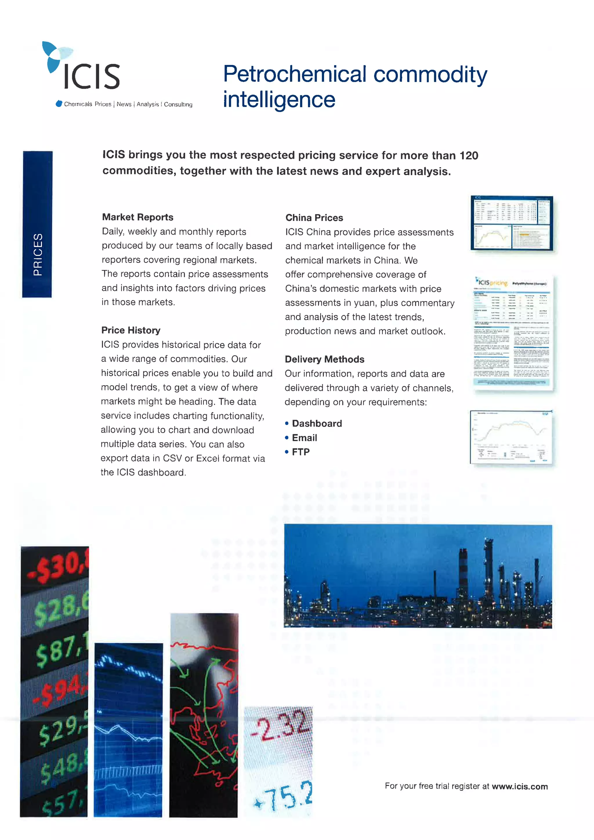 ICIS Brochure - Chemical Pricing | PDF
