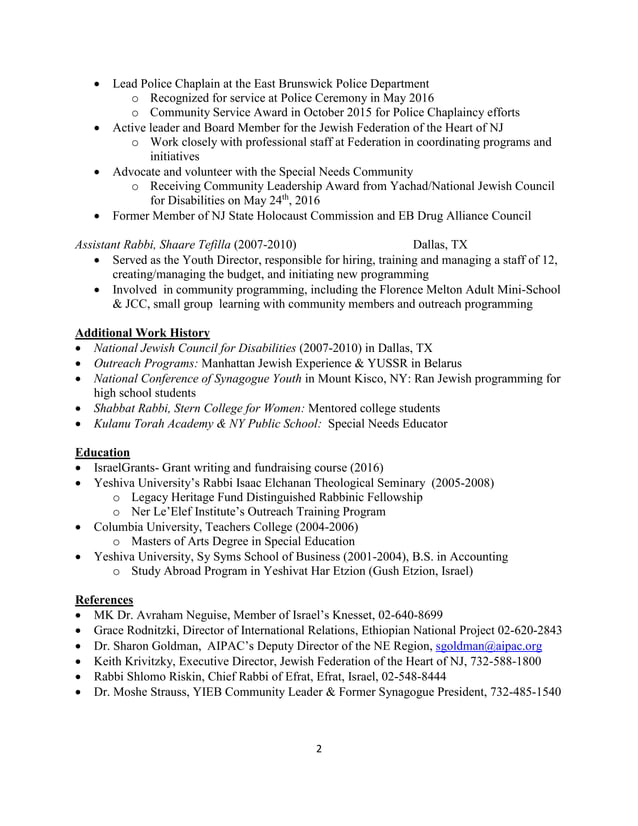 Jay Weinstein CV | PDF
