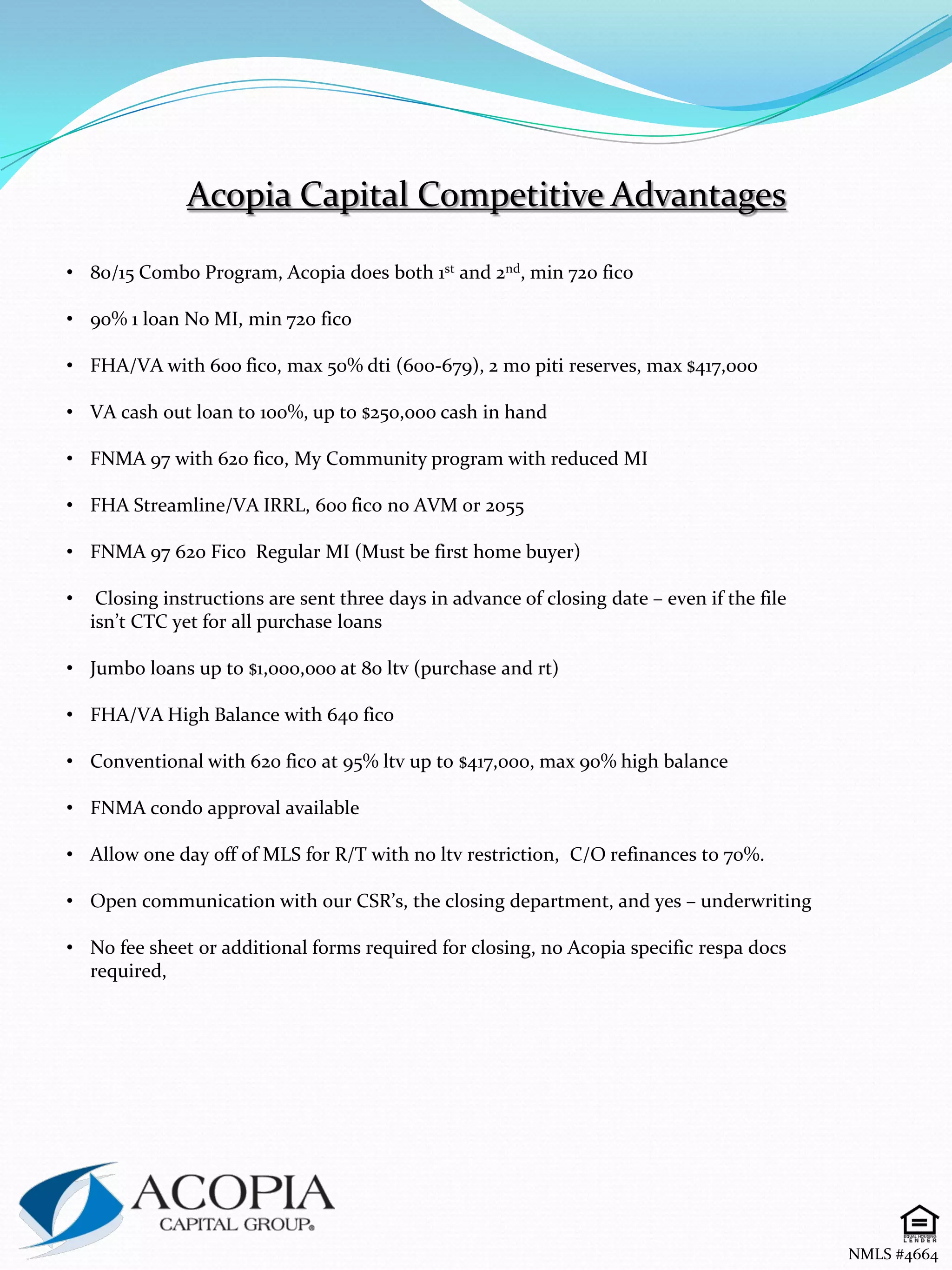 ACG Competitive Advantages 3-5 | PDF