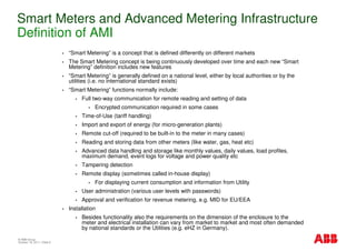 ABB Smart Meters | PDF