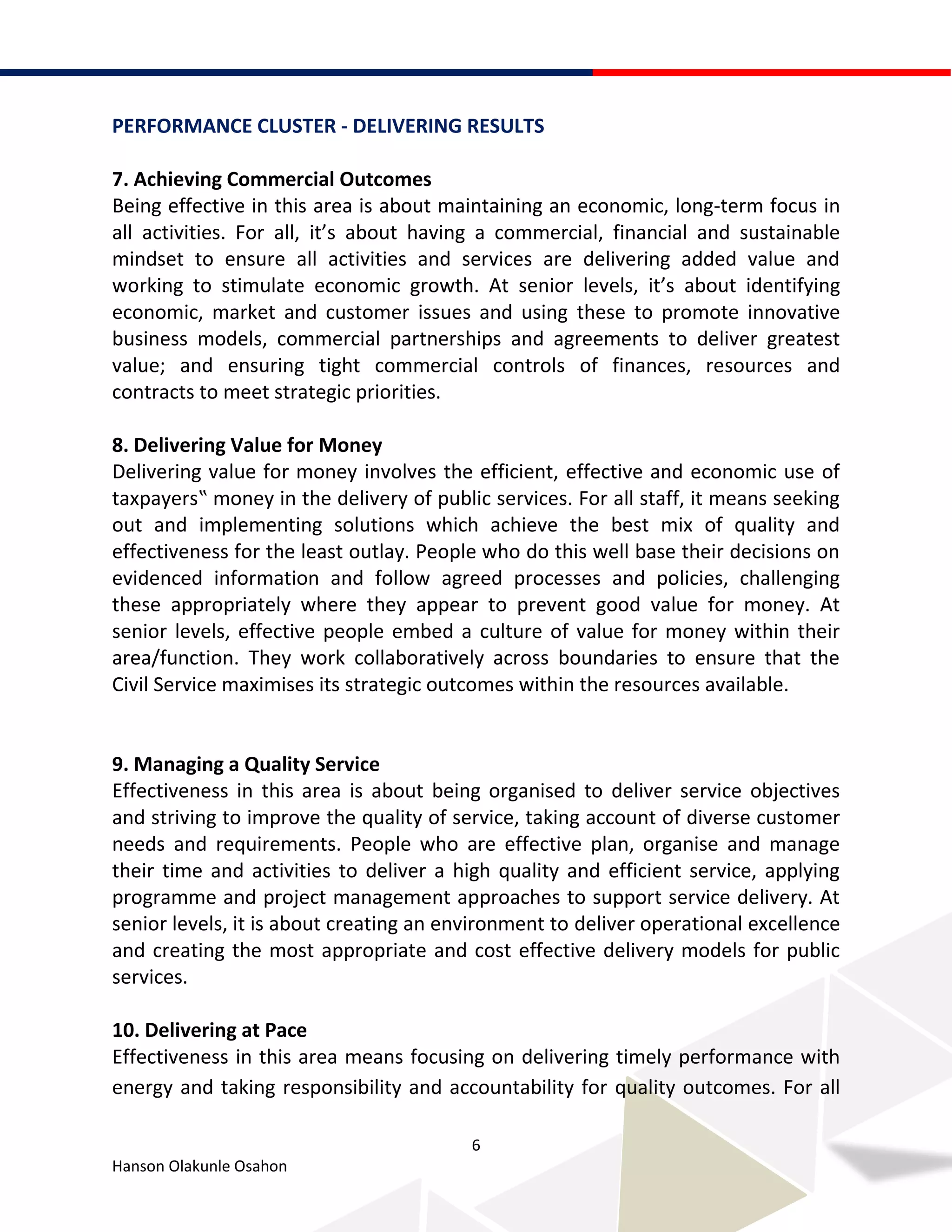 CIVIL SERVICE COMPITENCE IN NIGERIA | PDF