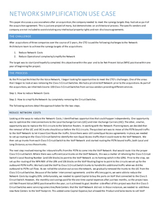 Network Simplification | PDF