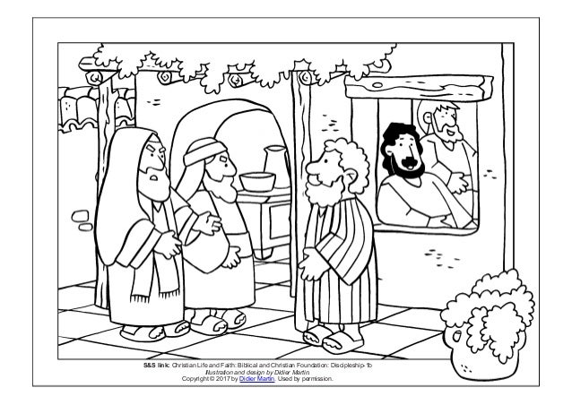 Matthew The Tax Collector Coloring Pages Of Jesus Sees Coloring Pages