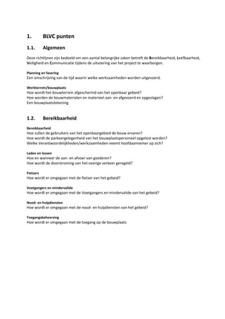 5264 BLVC-plan 1.0 richtlijnen | PDF