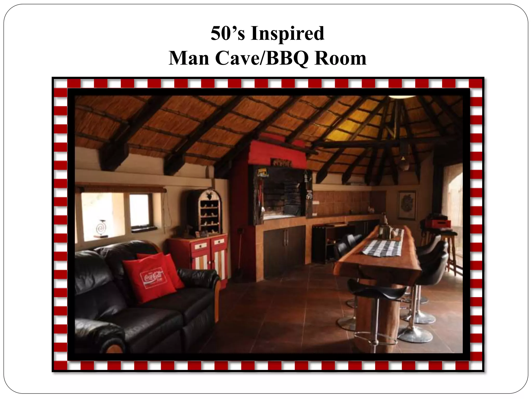 50's Man Cave Power Point | PPSX