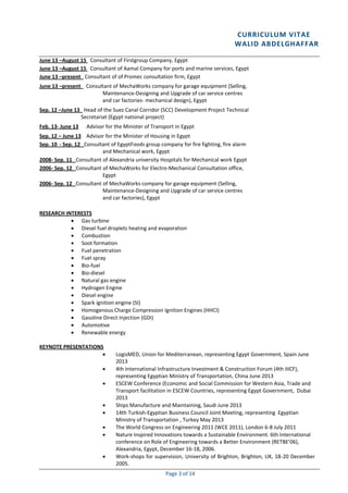 Walid Abdelghaffar _Professional CV | PDF