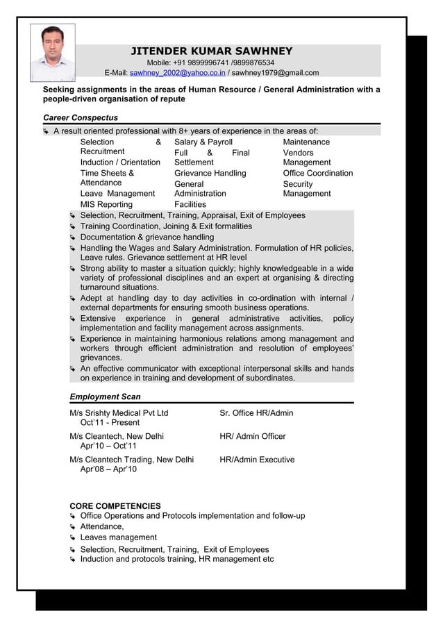 Resume jitender | PDF