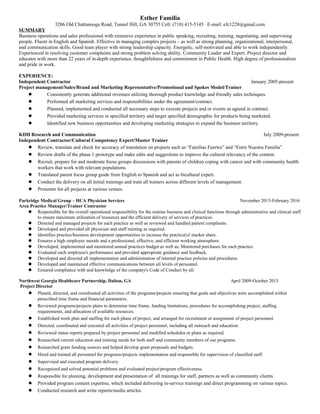 EFC_Resume-2016 (1) | PDF