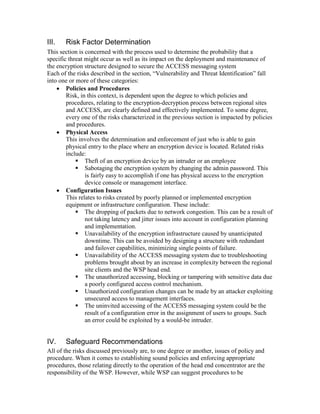 Risk Analysis Report review | PDF