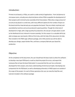 PCB designing in PADS layout | PDF