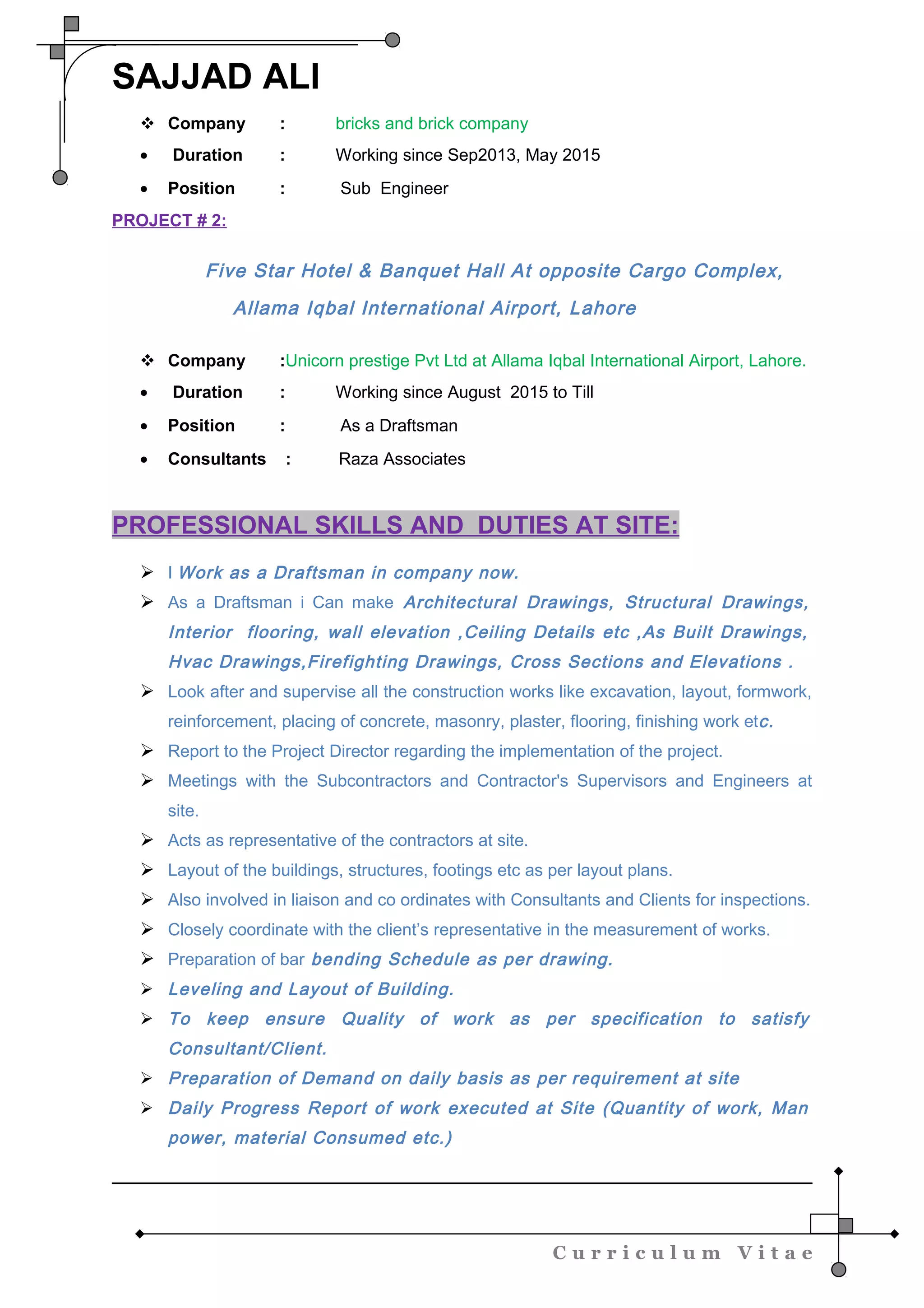 SAJJAD CV | DOC
