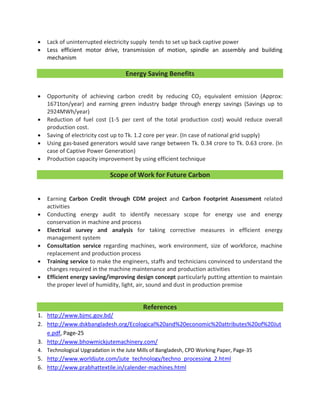 CDM Scope for Jute Industry in Bangladesh | PDF