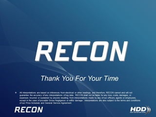 RECON HDD vs Competitors Slim Hole Tools | PDF