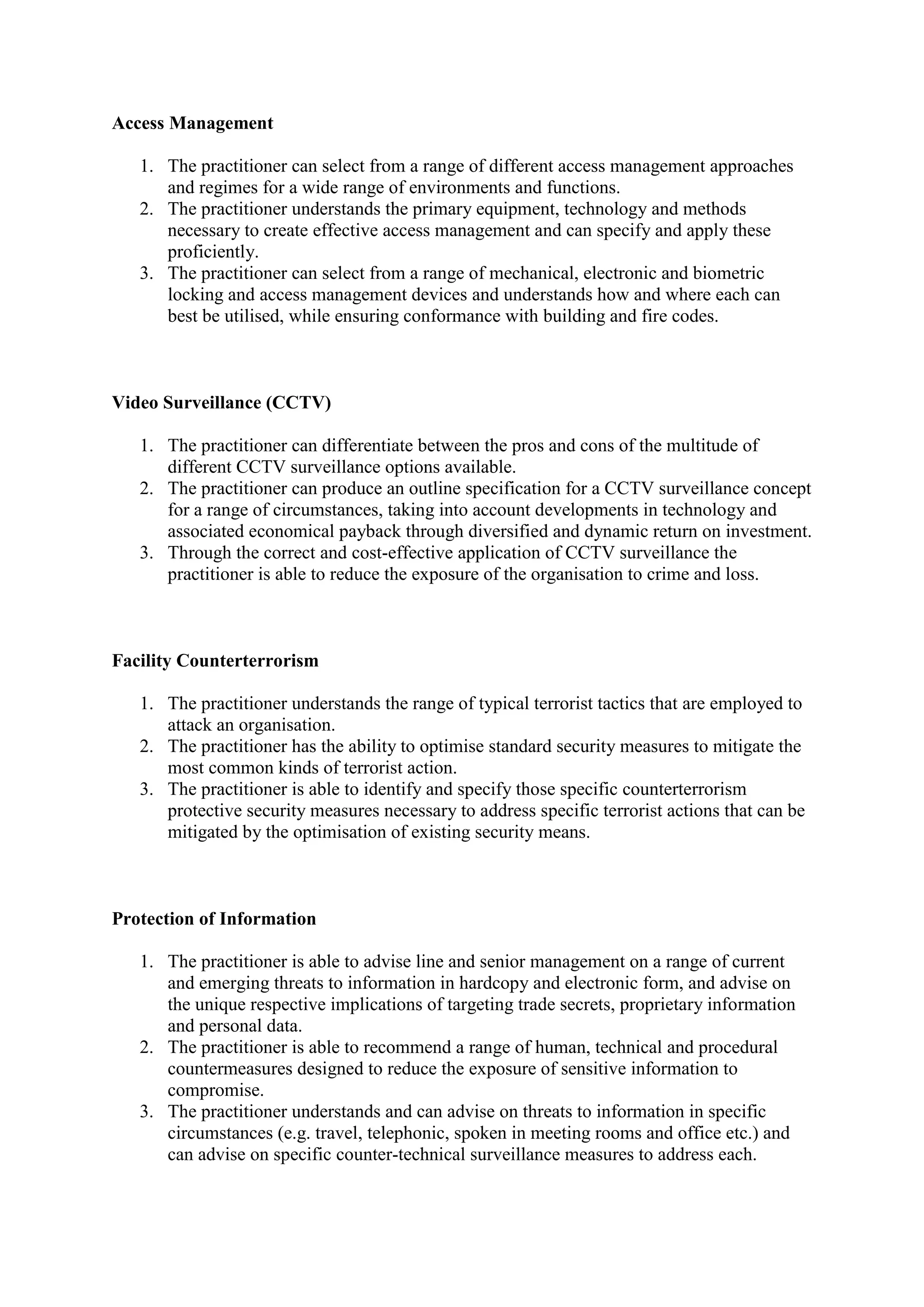 CSMP Certified Practitioner Statement of Capabilities | PDF