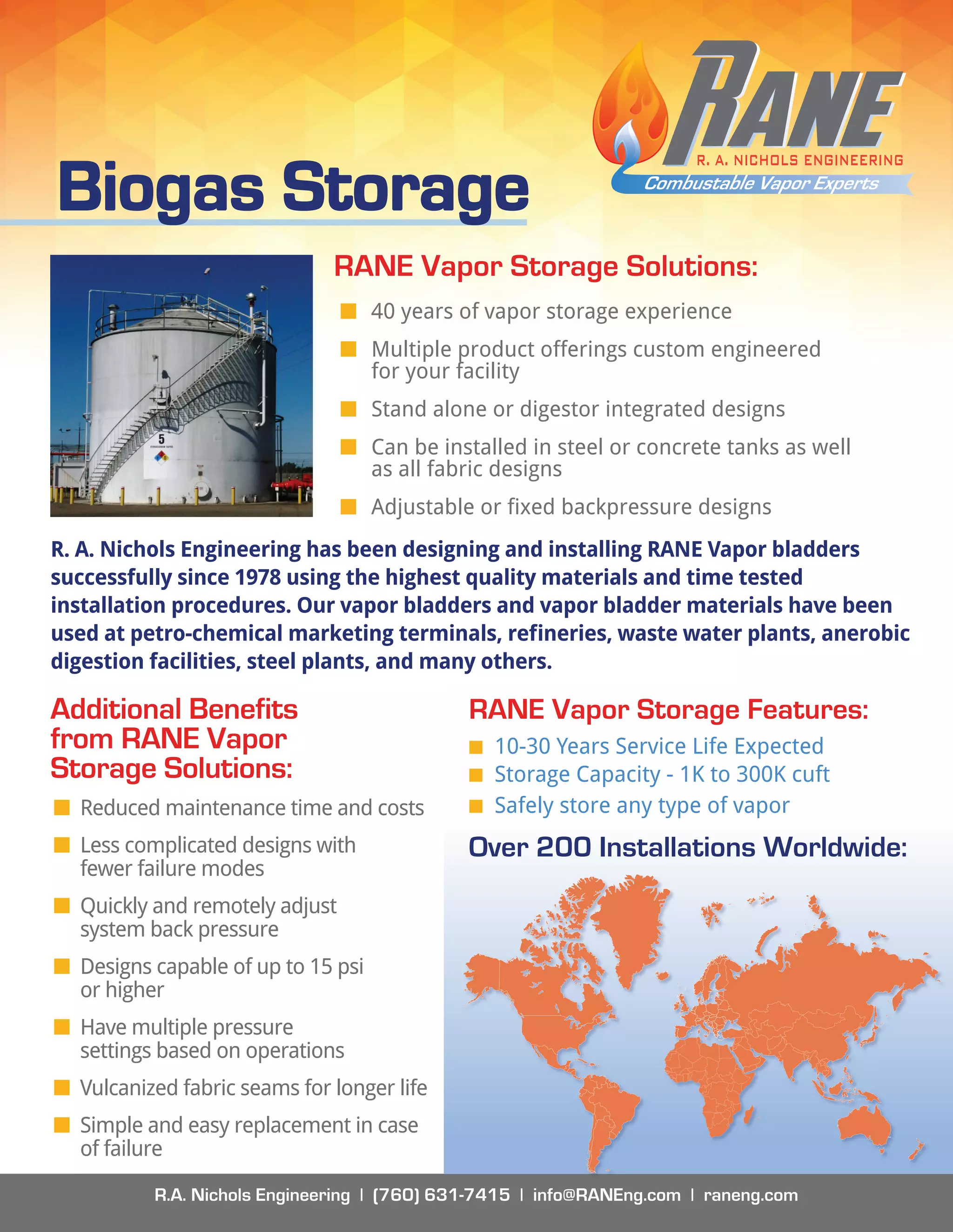 RANE Biogas Storage | PDF