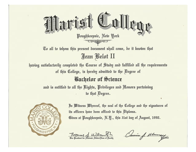 Marist College Degree | PDF | College Education | Education