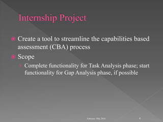 Capabilities Based Assessment Presentation-v2 | PPT
