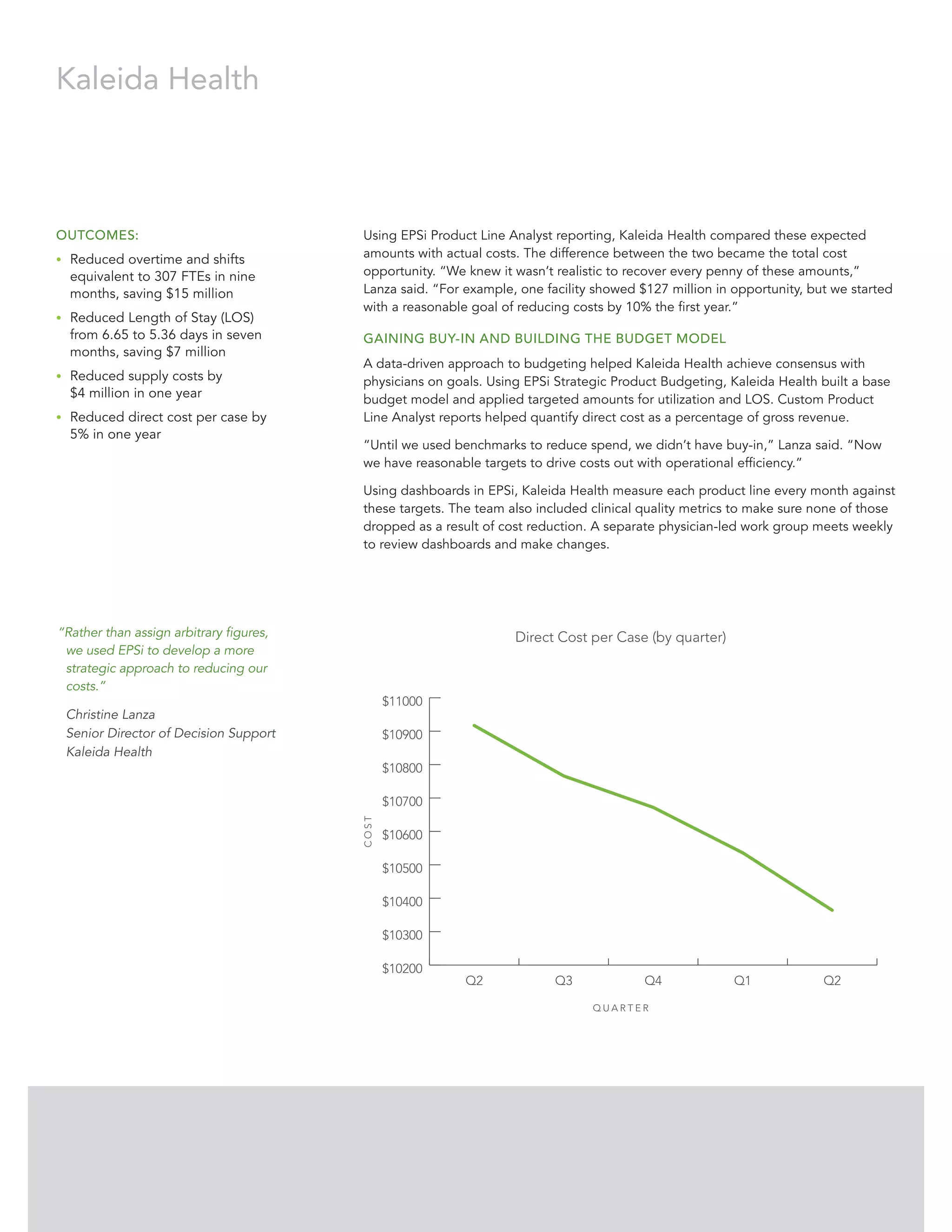 EPSi Kaleida Health Success Story | PDF